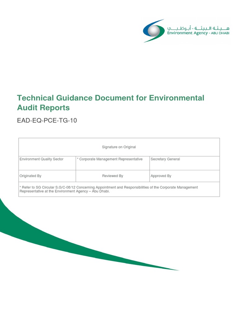 Environmental Audit Report Guidance | PDF | Audit | Environmental ...