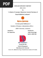 Bcom Final Year Project | PDF | Customer Satisfaction | Sampling ...