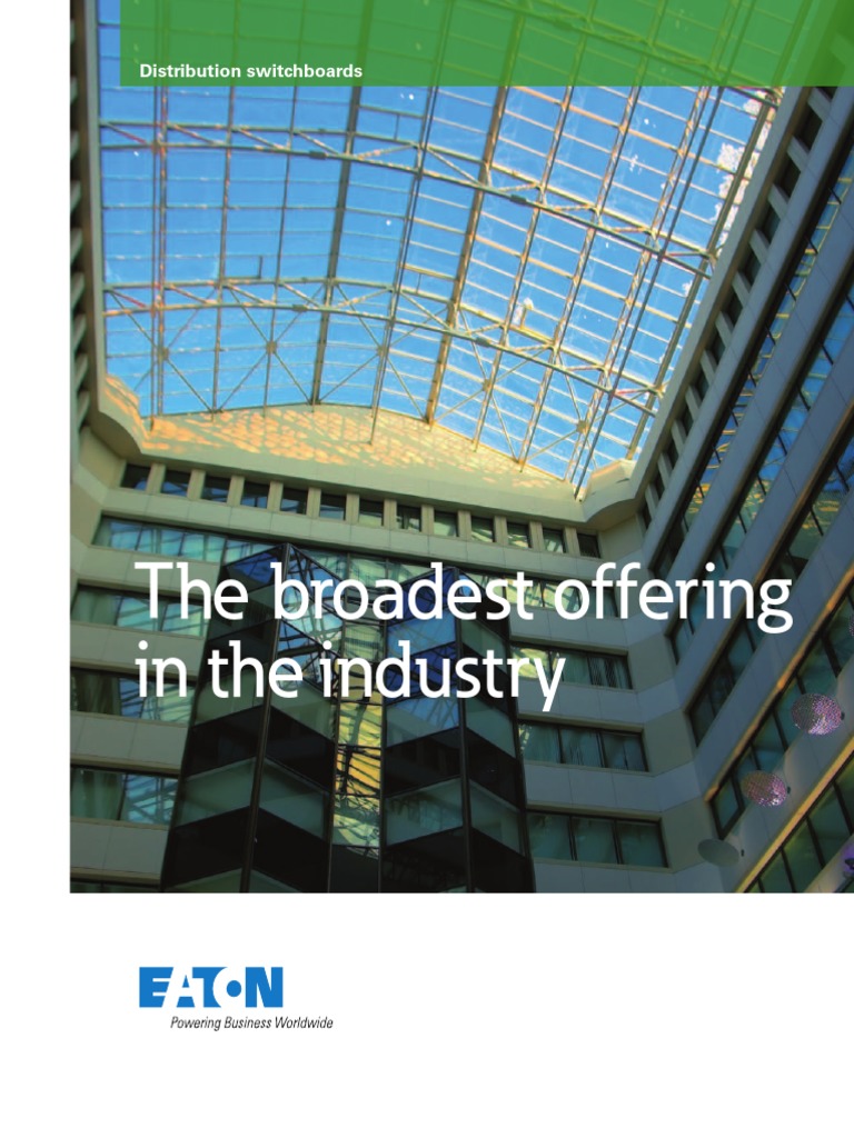 Overview of Switchboards | PDF | Electricity | Electrical Wiring