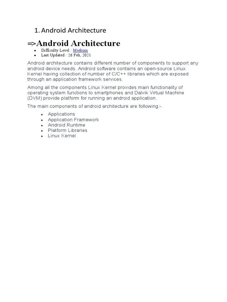 Android Pdf Android Operating System Device Driver