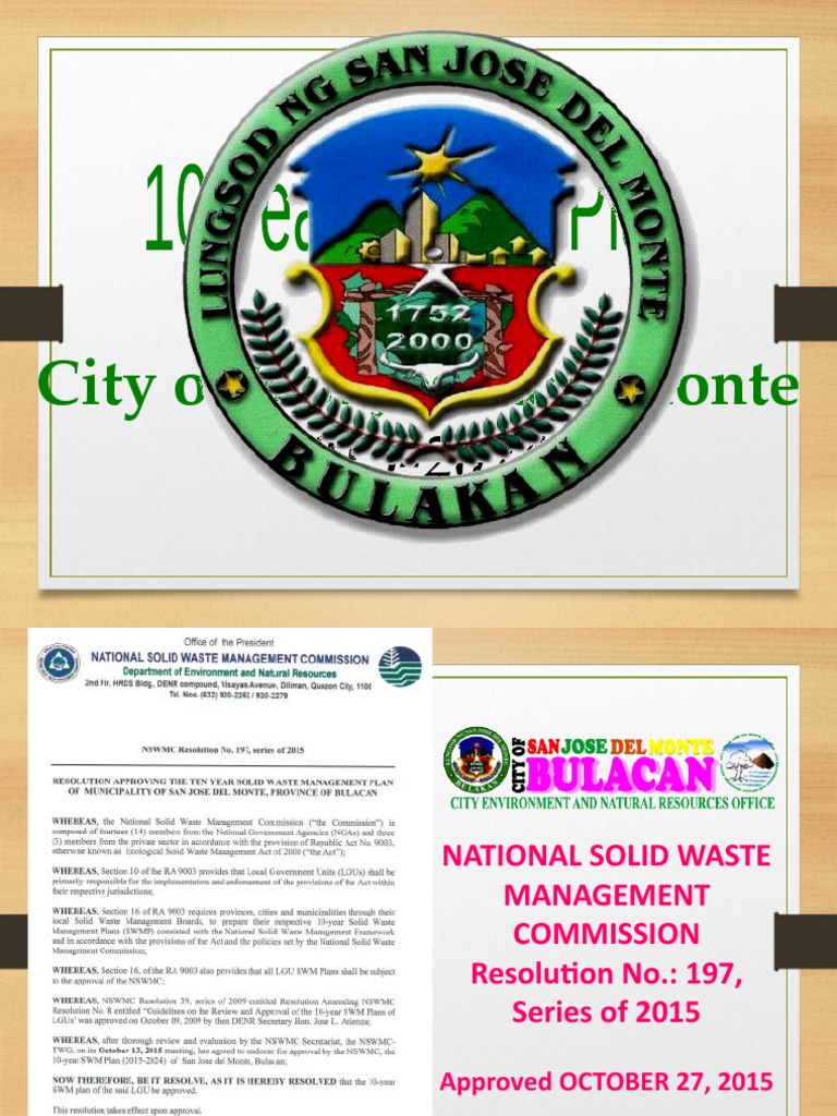 10 Year Plan and Updates Engr. Arnel Vitug | PDF | Waste Management | Waste