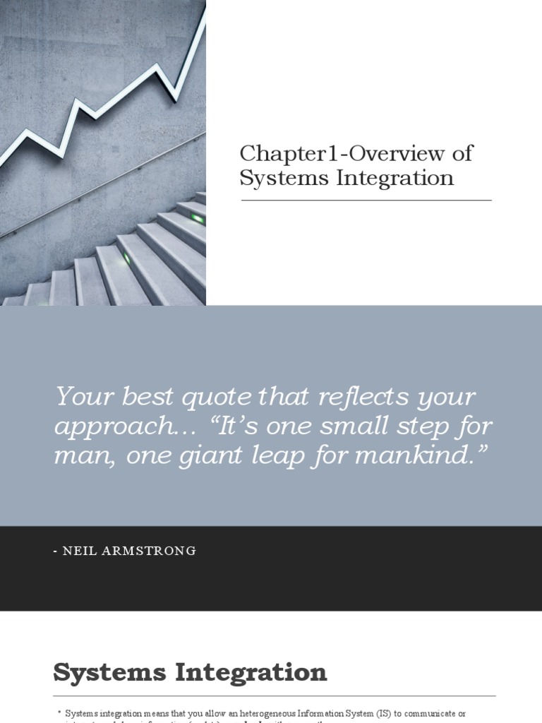 Chapter1-Overview of Systems Integration | PDF | Information System | Enterprise Resource Planning