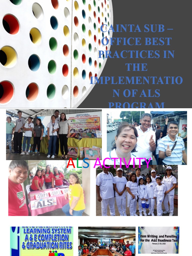 Best Practice ALS Cainta Sub-Office | PDF