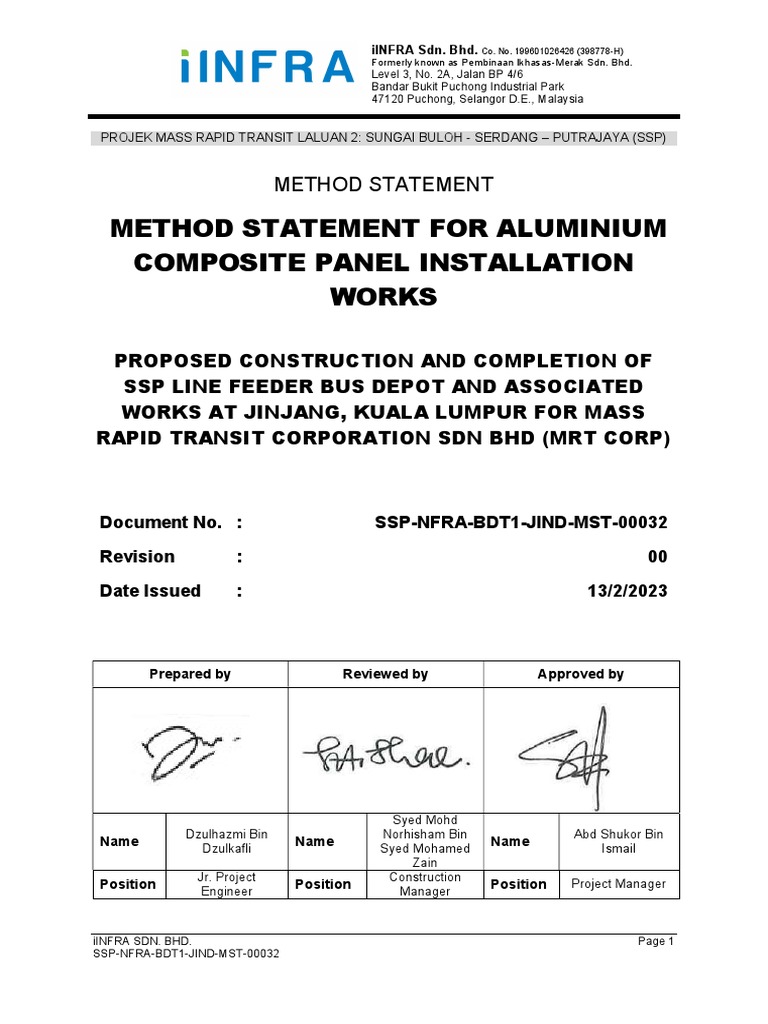 SSP Nfra BDT1 Jind MST 00032 | PDF | Waste | Materials