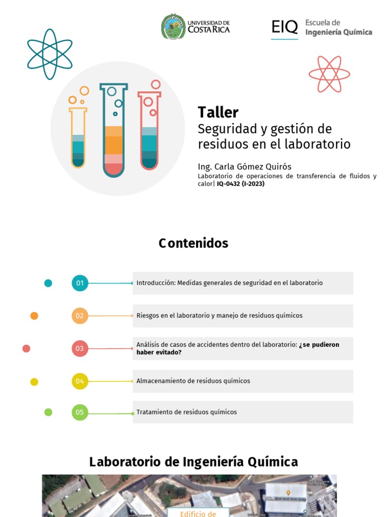213-Taller Sobre Seguridad y Manejo de Residuos en El Laboratorio - CGQ - IQ0432 (I-2023) | PDF ...