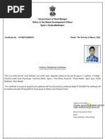 RTE Self Declaration Form for Admission | PDF