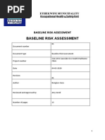 Baseline Risk Assessment | PDF