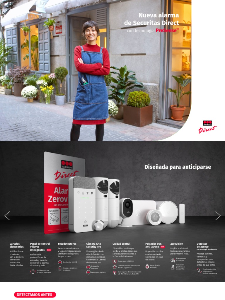 Nueva Alarma de Securitas Direct: Presense | PDF | Policía | Informática