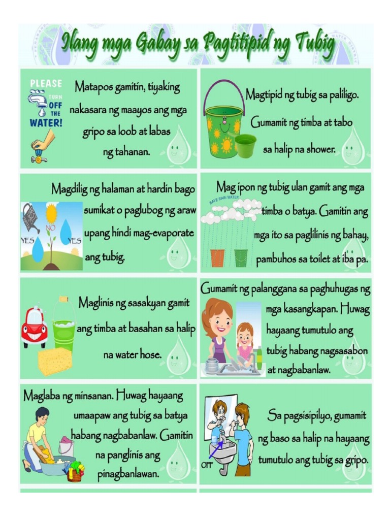 Pagtitipid NG Tubig | PDF