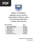 Inclusiveness Incl1012 Mid Exam For Freshman Students by | PDF ...