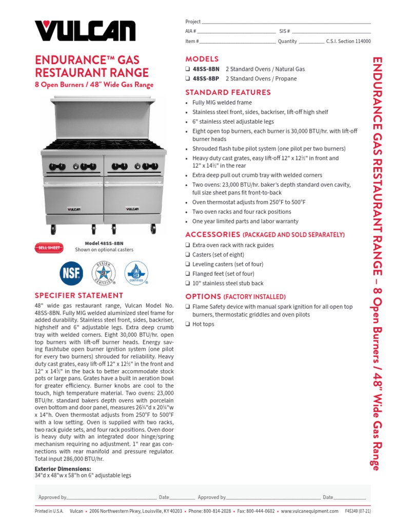 Vulcan Equipment | PDF | Manufactured Goods