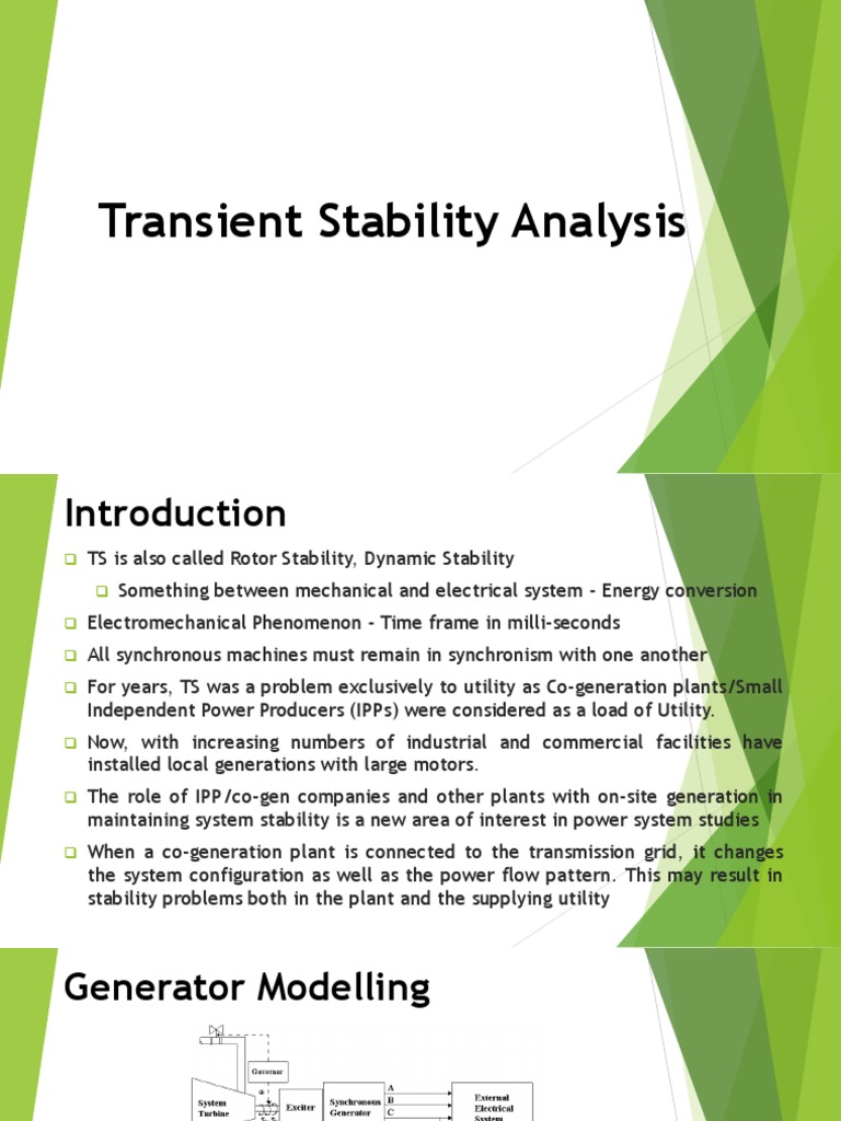 Topic+10+ +Transient+Stability+Analysis | PDF | Steady State | Electric ...