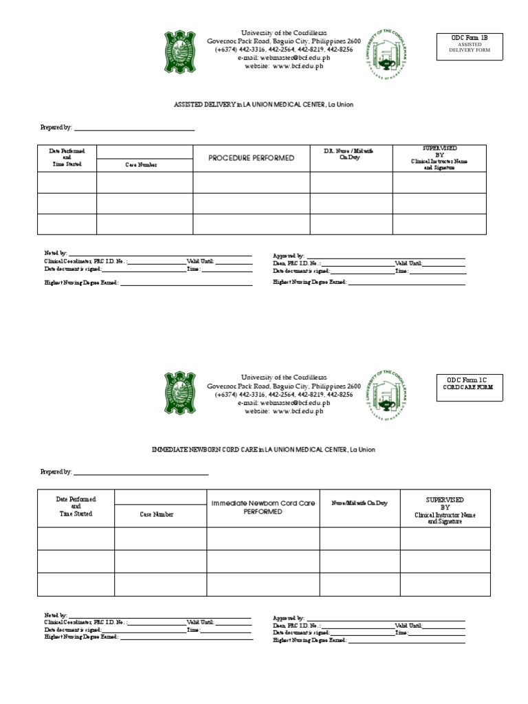 BGH Case Slips | PDF | Nursing | Health Care