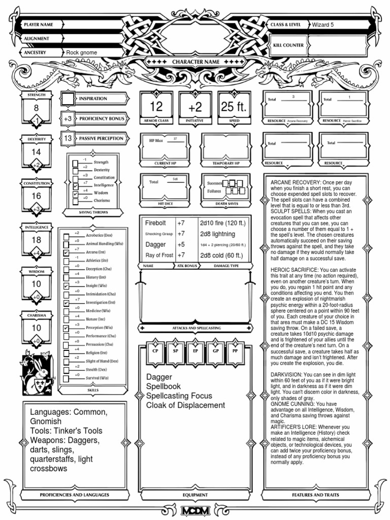 Premade Wizard | PDF