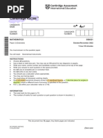 IGCSE Maths 0580 Formula List | PDF