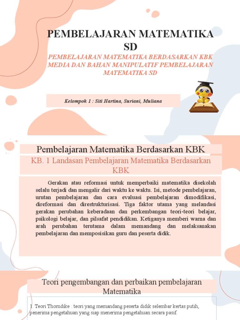 Pemb - MTK SD KLP 1 | PDF
