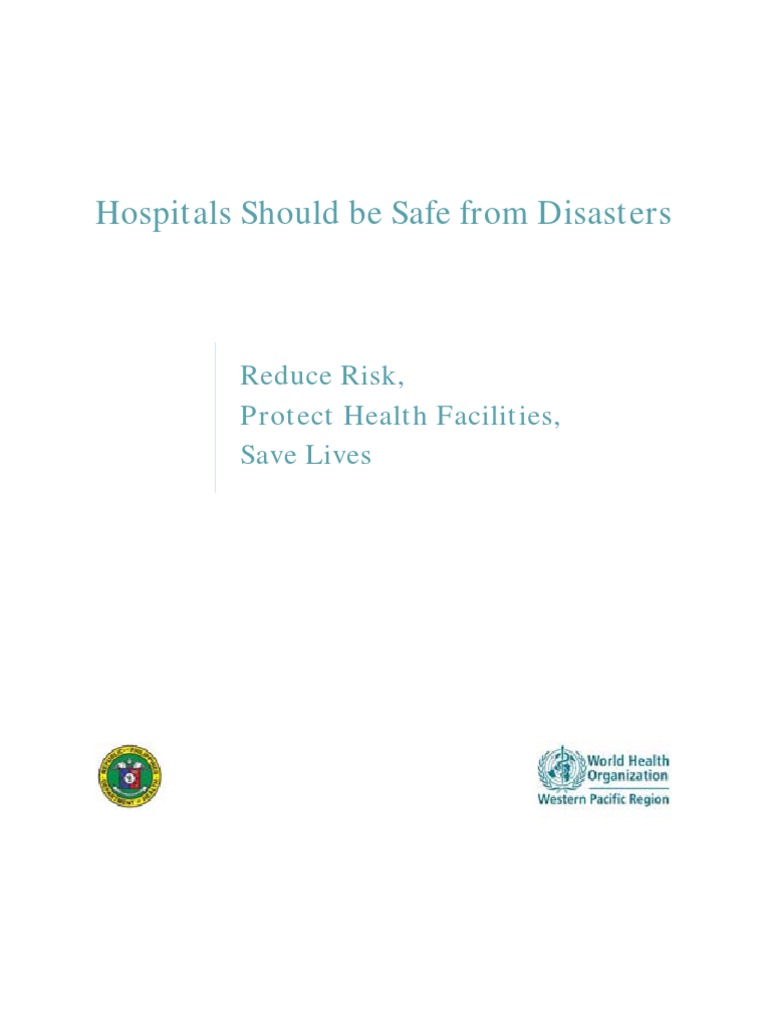 Safe Hospitals Manual | PDF | Door | Wall
