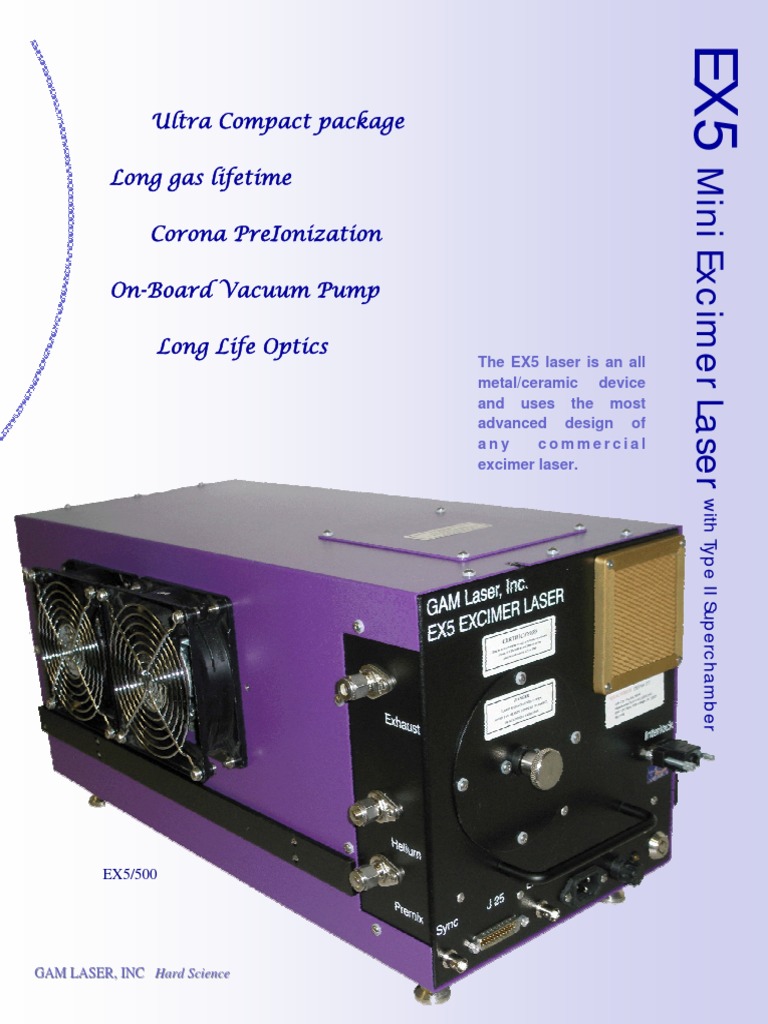 GamLaser EX5 | Download Free PDF | Laser | Ultraviolet