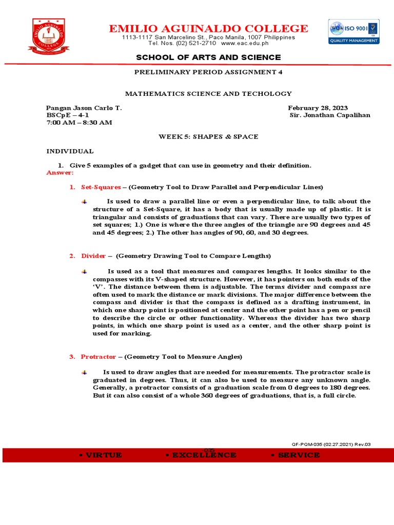 Worksheet and Assignment Template | PDF | Circle | Angle