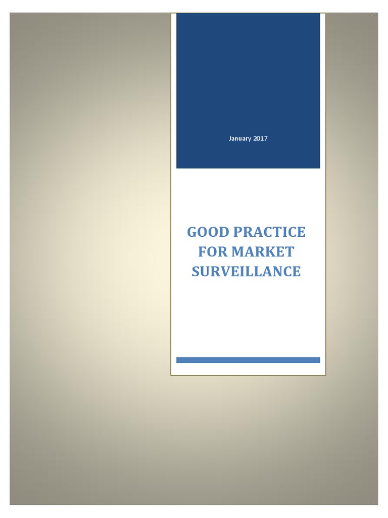 Good Practice For Market Surveillance - EN | PDF | Regulatory ... Good Practice For Market Surveillance - EN | PDF | Regulatory ...