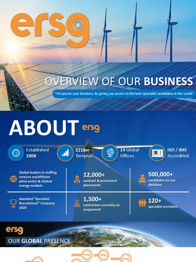 ERSG Overview 2022 | Download Free PDF | Recruitment | Outsourcing