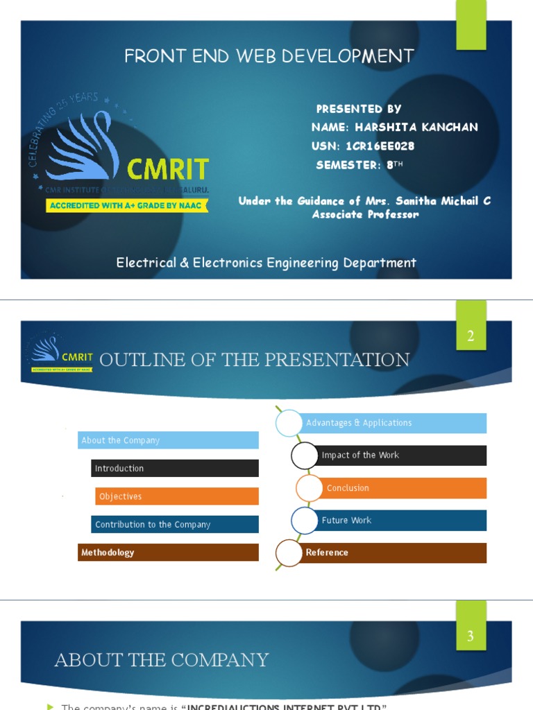 Front End Web Development Overview | PDF | Websites | Word Press