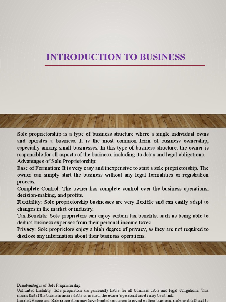 Revision Introduction To Business | PDF | Sole Proprietorship | Marketing