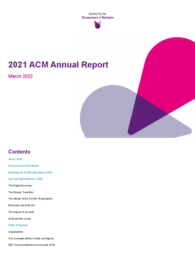 2021 Acm Annual Report - 0 | PDF | Apple Inc. | Supply Chain
