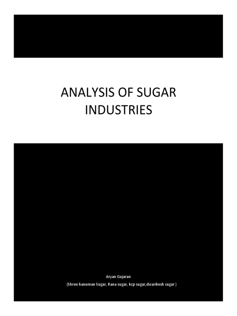 Analysis of Sugar Sector Final | PDF | Capital Structure | Financial ...