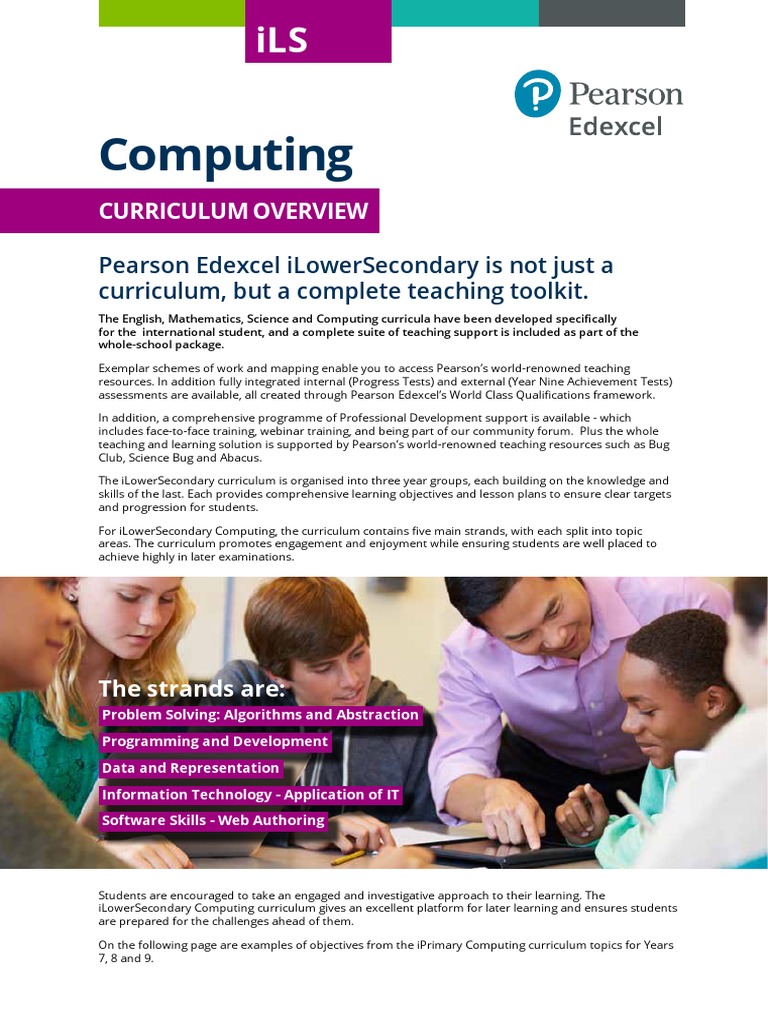 PEDX_Worksheet_iLS_Computing_Curriculum_Overview_v1.pdfLOWER SECONDARY | PDF | Curriculum ...