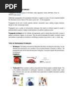 English: Quarter 2 Module 3, Lesson 2 Identifying Propaganda Techniques ...