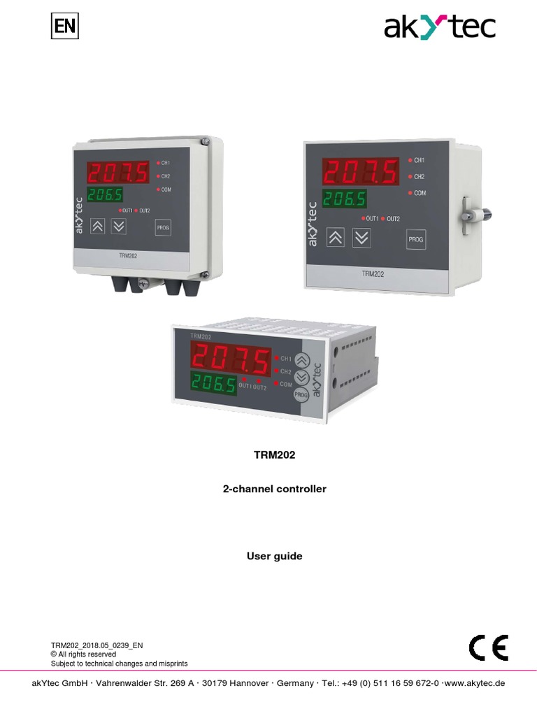 User Guide - TRM202 - 2018.05 - 0239 - EN | PDF | Thermocouple | Relay