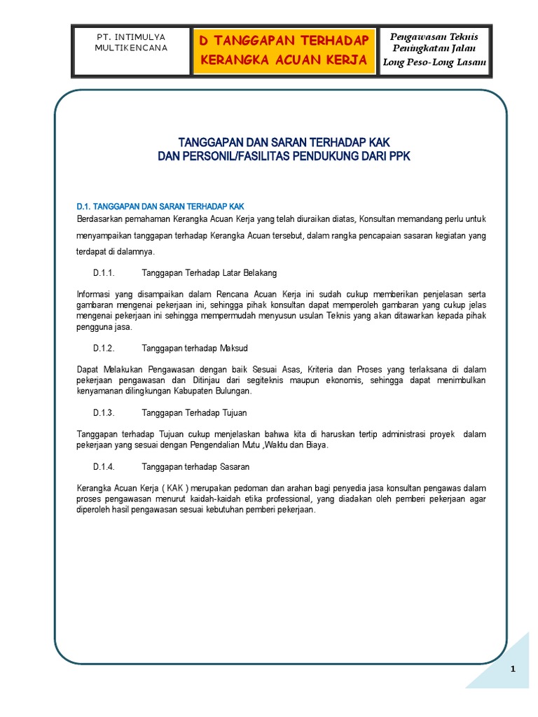 Tanggapan Terhadap Kak | PDF | Komputer | Teknologi & Rekayasa