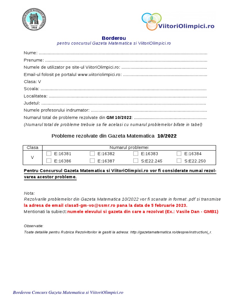 Borderou 10 2022-2 | PDF