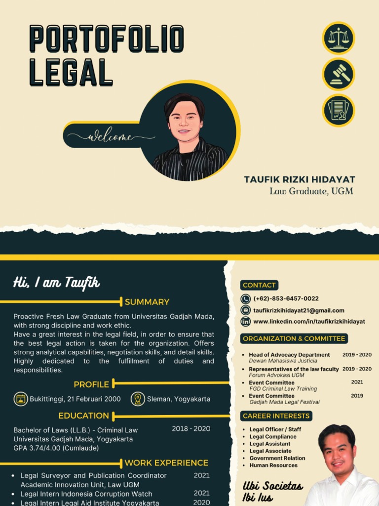 Legal Portfolio Taufik Rizki Hidayat 1675854261 | PDF