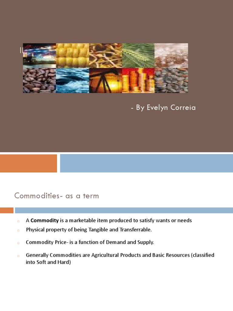 Unit 1 | PDF | Commodity Markets | Hedge (Finance)