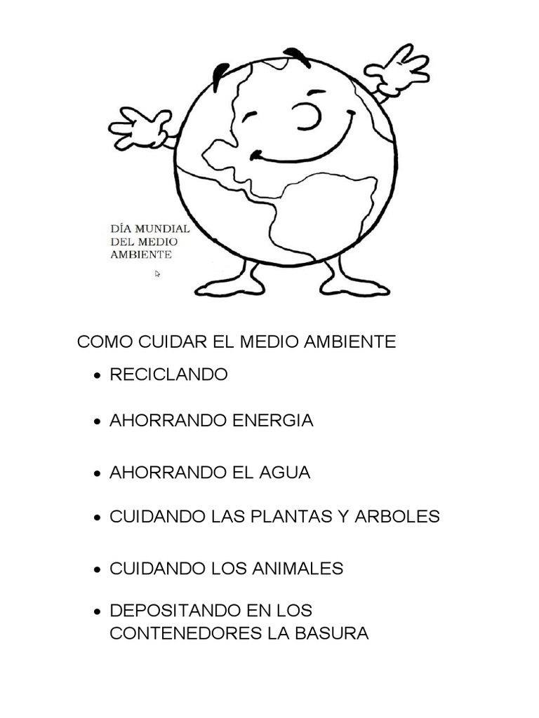 Como Cuidar El Medio Ambiente | PDF