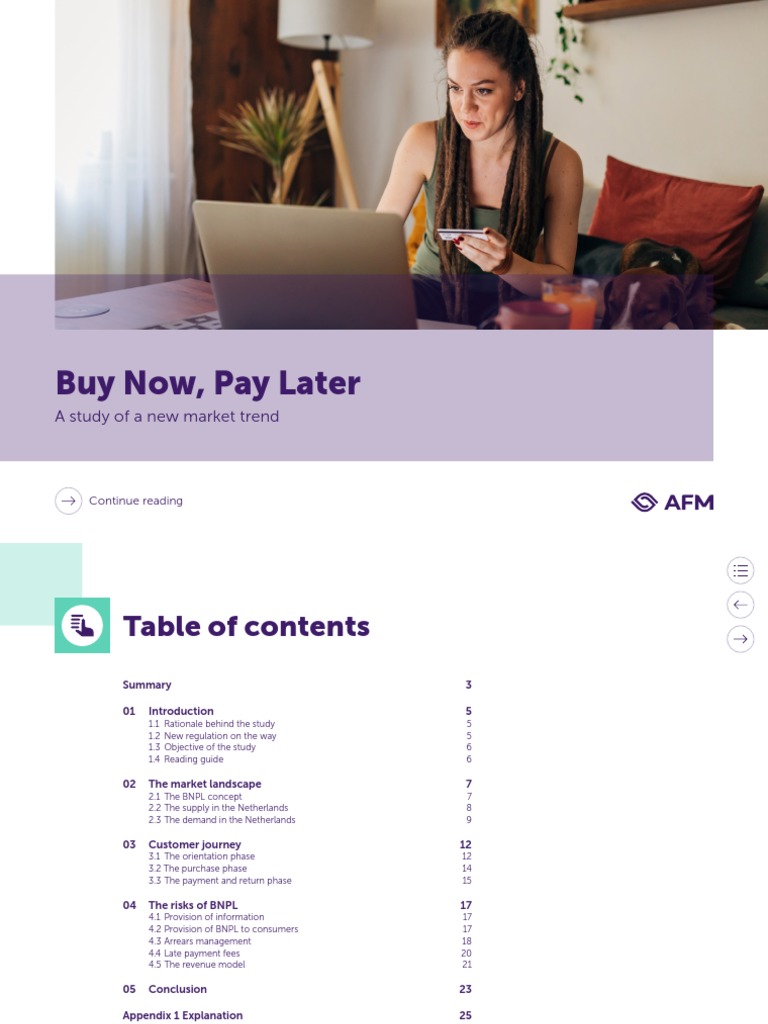 Afm Report Buy Now Pay Later | PDF | Online Shopping | Credit Card