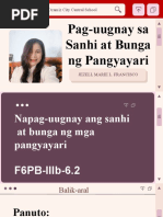 FILIPINO 6 PPT Q4 W6 - Ugnayang Sanhi at Bunga NG Mga Pangyayari, Problema-Solusyon | PDF