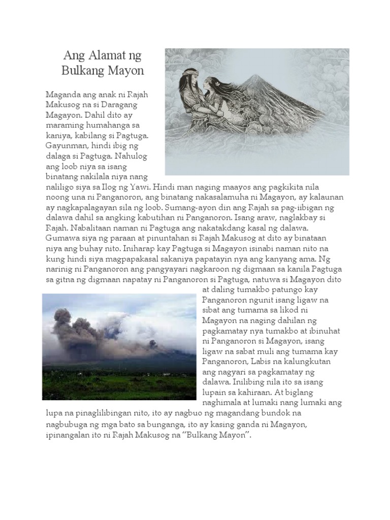 Ang-Alamat-ng-Bulkang-Mayon2 (1) | PDF