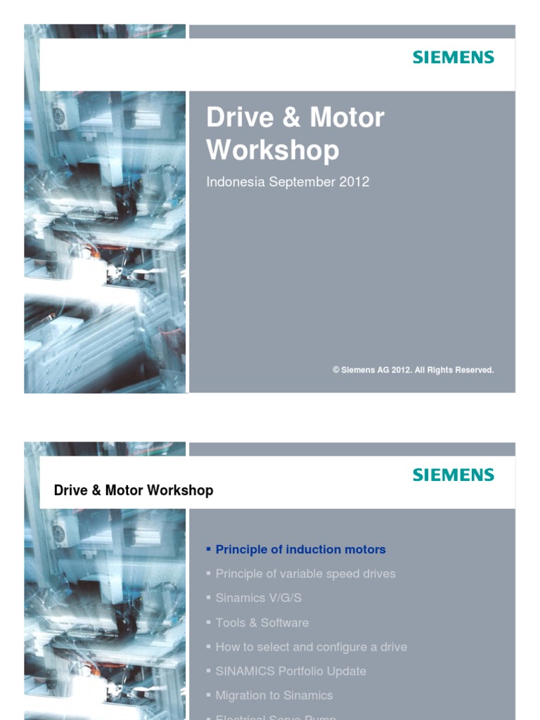 Siemens Motors | PDF | Rectifier | Electric Motor