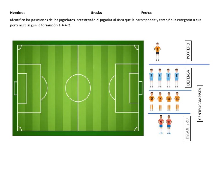 Identifica Las Posiciones de Los Jugadores de Futbol | PDF