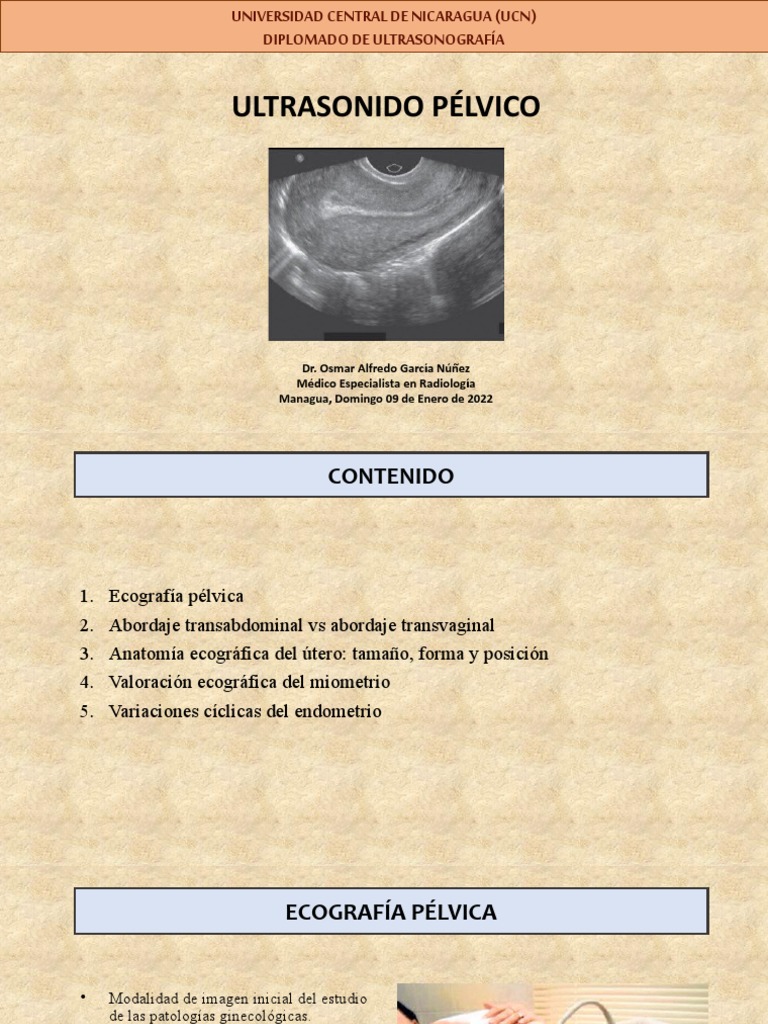 Medidas y Posiciones del Útero en Ecografía | PDF | Ultrasonido médico ...