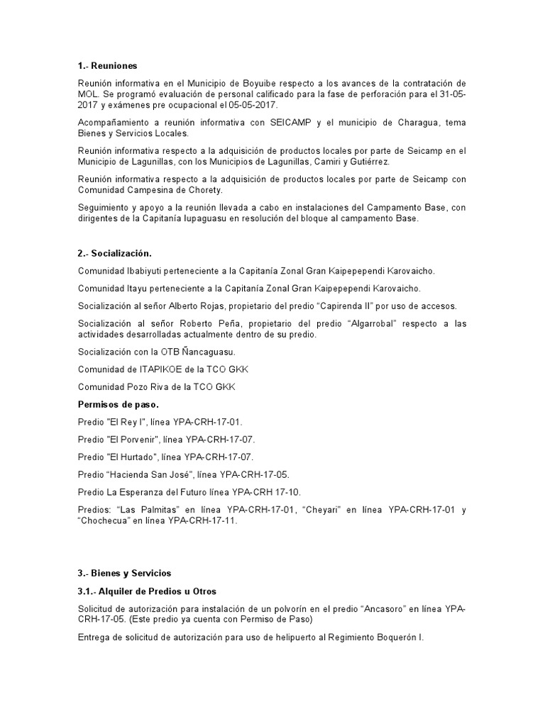 Borrador Informe | PDF