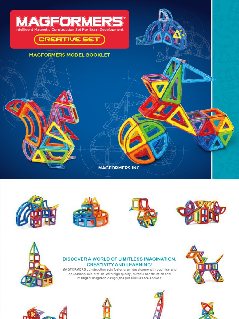 Magformers Model Booklet | PDF | Shape | Euclidean Plane Geometry
