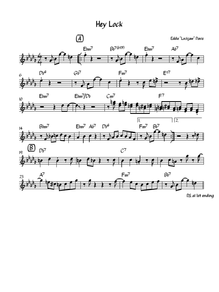 Hey Lock C | PDF