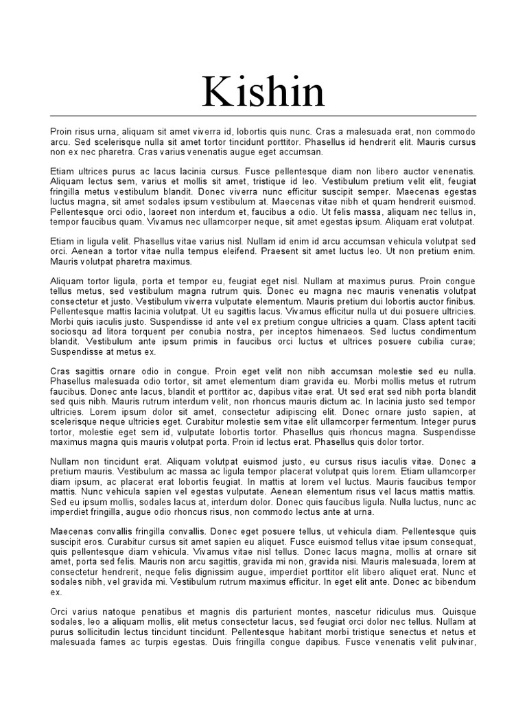 Kishin | PDF
