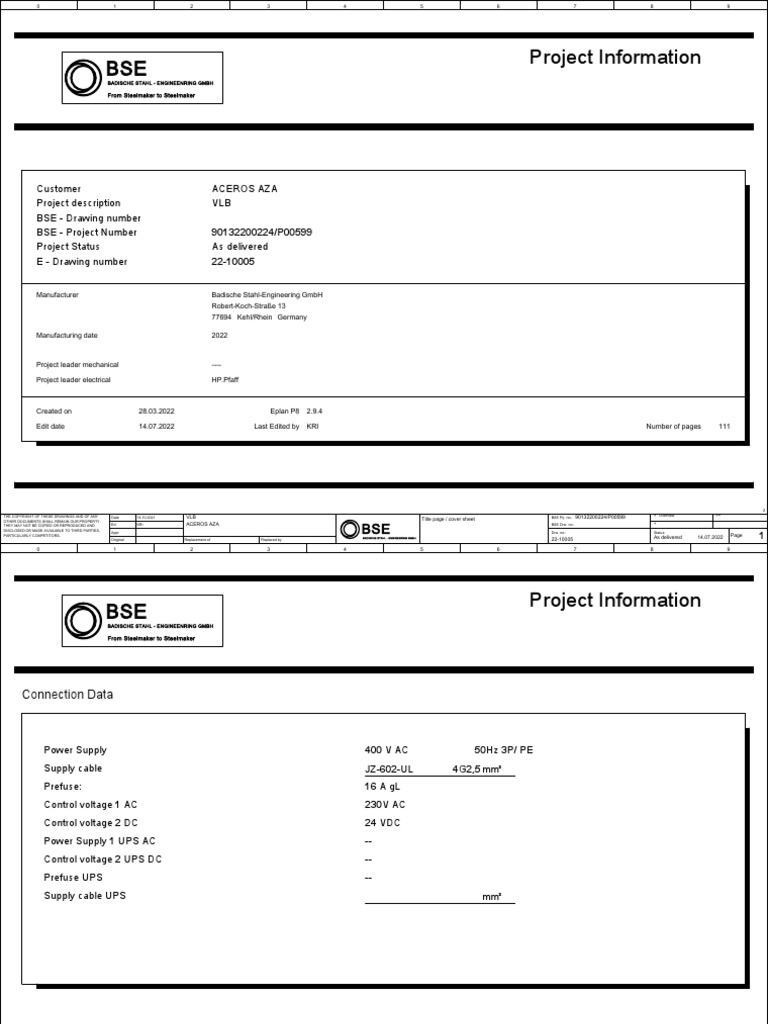 Planos VLB AZA AUTOMATIZACIÓN E INSTRUMENTOS | PDF | Wire | Insulator (Electricity)