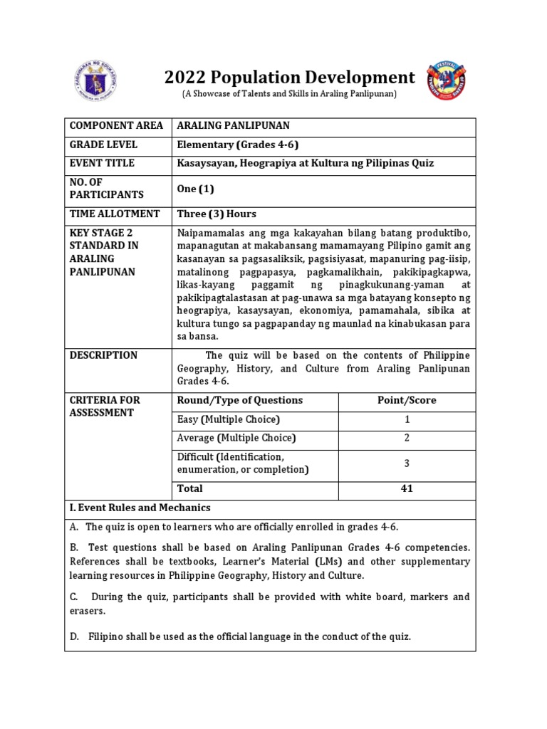Kasaysayan Quiz NFOT 2922 | PDF | Multiple Choice | Question