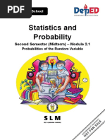 Statistics - Probability - Q3 - Mod1 - Random Variables and Probability Distributions | PDF ...